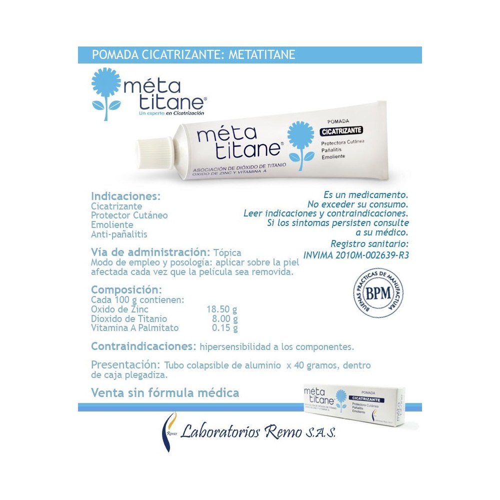 METATITANE POMADA *40G